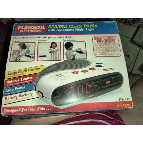 Playskool | Toys | Playskool Vintage Kids Digital Alarm Clock Am Fm ...